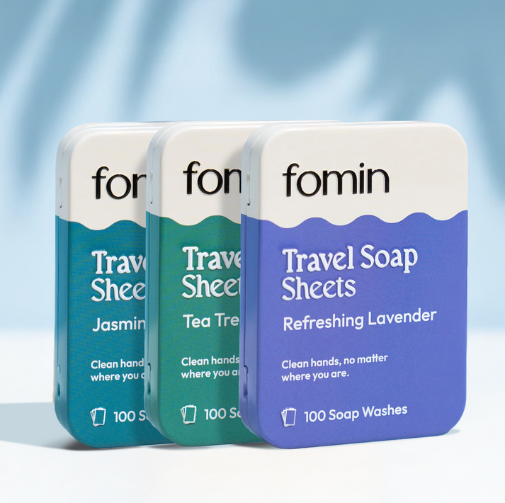 Travel Soap Sheets | TSA Approved Paper Soap for Travel & Camping – Fomin