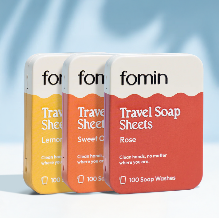 Travel Soap Sheets | TSA Approved Paper Soap for Travel & Camping – Fomin