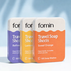 Travel Soap Sheets | TSA Approved Paper Soap for Travel & Camping – Fomin