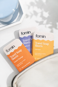 Travel Soap Sheets | TSA Approved Paper Soap for Travel & Camping – Fomin