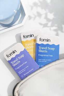 Travel Soap Sheets | TSA Approved Paper Soap for Travel & Camping – Fomin